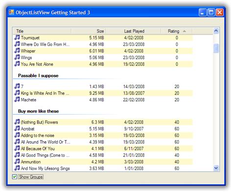 objectlistview a much easier way to use a listview