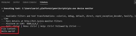 Esp32 Vs Code Platformio Télécharger Des Fichiers Vers Le Système De