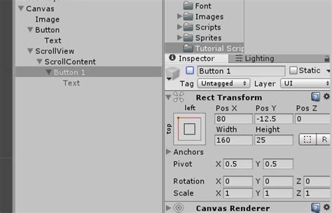 Greg And A Duck Unity Ui Dynamic Buttons And Scroll View