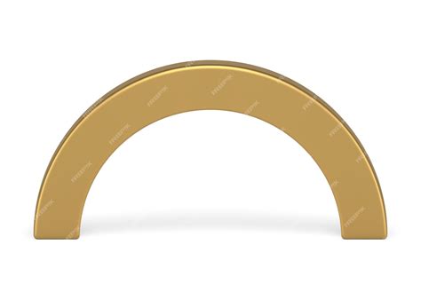 Premium Vector Golden Creative Arch Decorative Metallic Basic