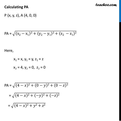 Ex 11 2 5 Find Equation Of Set Of Points P The Sum Ex 11 2