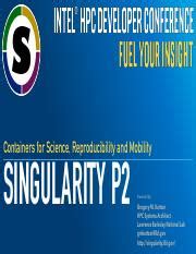 Containers In HPC Singularity Reproducibility Mobility And Course Hero