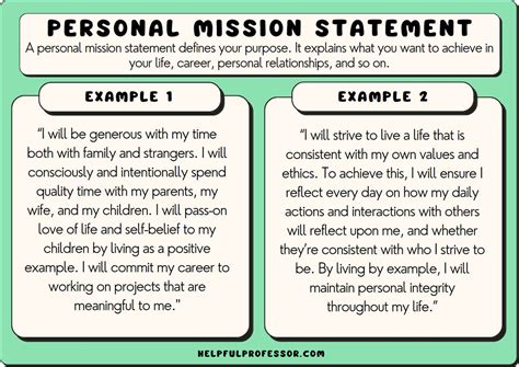 Mission Statement Examples For Babes