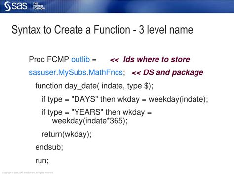 Ppt Proc Fcmp Data Step Functions Powerpoint Presentation Free Download Id2445863