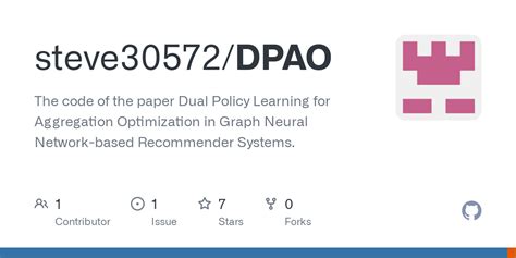Github Steve30572dpao The Code Of The Paper Dual Policy Learning For Aggregation