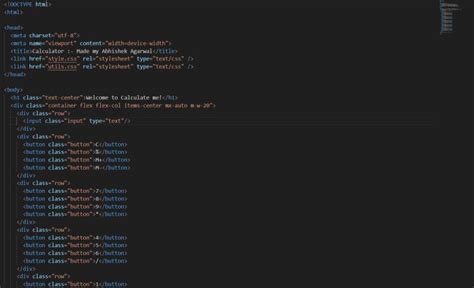Abhishek Agarwal On Linkedin Calculator Codsoft Webdevelopment Internship