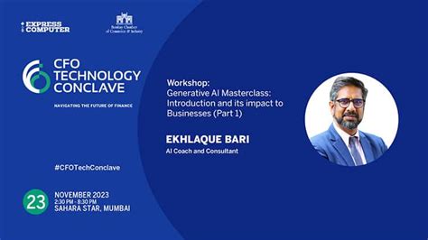 Ekhlaque Bari Ai Coach And Consultant Workshop Part 1 Express Computer