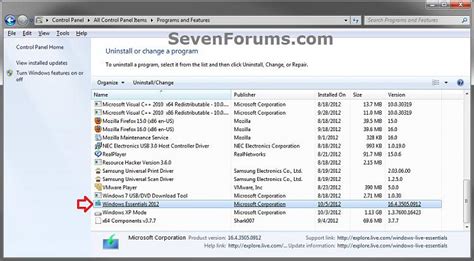 Windows Essentials Uninstall One Or More Programs Tutorials