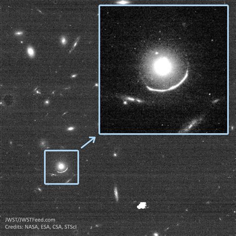 A Deep Universe Partial Einstein Ring By Jwst Rspaceporn