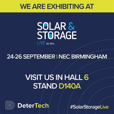 Solarstoragelive Detertech Renewableenergy Detertech Uk