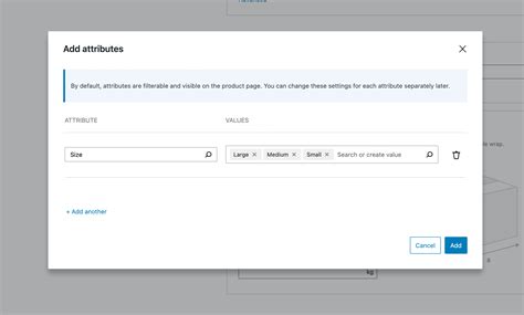[enhancement] Fix The Field Height In The Attributes Modal · Issue 35566 · Woocommerce