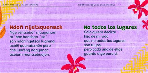3 Poemas En Lengua Kamsá Y En Español Mi Señal Colombia