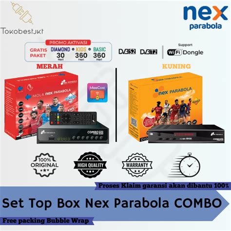 Jual Receiver Parabola Dan Set Top Box Nex Parabola Combo Dvb S2 And Dvb