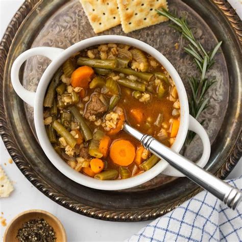 Instant Pot Beef Barley Soup Soups To Savor