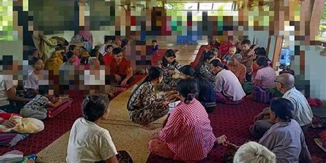 ဂန့်ဂေါနှင့်ထီးလင်းကို စစ်ကောင်စီက စစ်ကြောင်း ၄ ကြောင်းဖြင့် ထိုးစစ်ဆင်၊ ရွာ ၇ ရွာက ပြည်သူများ ထ