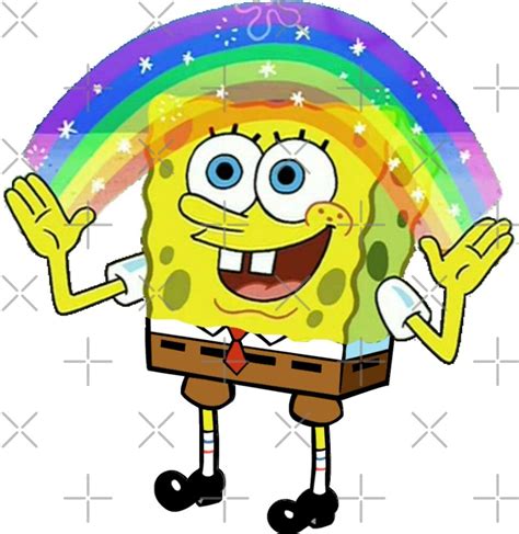 Spongebob Imagination By Red Socks Redbubble