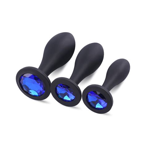 Anal Plugs Adult Sex Toy3pcs Jeweled Anal Toys Anal
