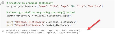 Метод Copy словаря Python примеры использования