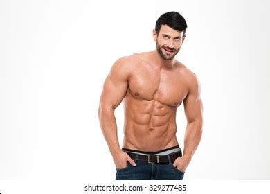 Strong Athletic Man Fitness Model Torso Stock Photo Shutterstock