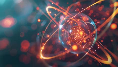 Visualization Of Atomic Structure With Electron Orbiting Nucleus