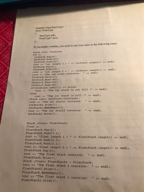 solved lab on stacks and queuea using linked list i m