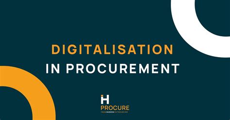 Digitalisation In Procurement Procure Consult