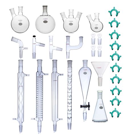 Laboy Glass Advanced Chemistry Lab Glassware Kit 2440 Glass Clip