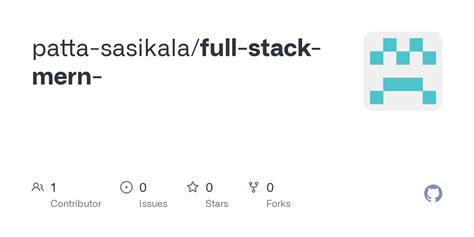 GitHub - patta-sasikala/full-stack-mern-