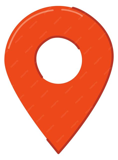 Premium Vector Red Geo Pin Map Marker Place Pointer