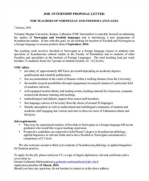 Job Proposal Sample PDF Template