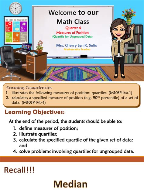 Q4 Quartile Ungrouped Data Lesson 2 Pdf Quartile Descriptive