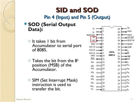 pin diagram of 8085 ppt computer peripherals computing