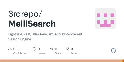 Github 3rdrepomeilisearch Lightning Fast Ultra Relevant And Typo Tolerant Search Engine