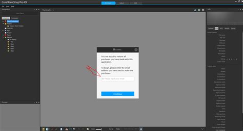 KB Corel PaintShop Pro X Restoring Previously Purchased Content
