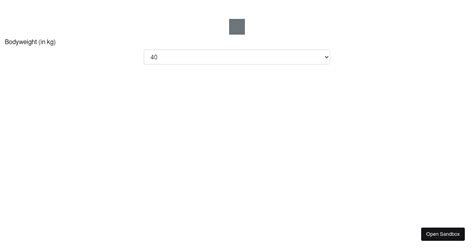 number picker example forked codesandbox