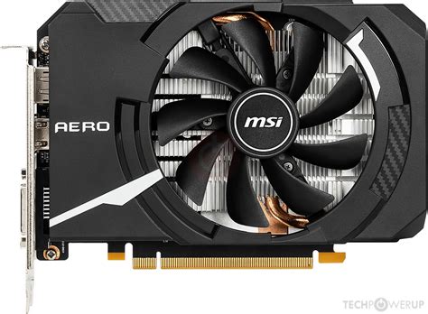 Msi Gtx 1660 Super Aero Itx Oc Specs Techpowerup Gpu Database
