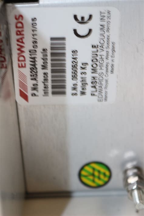 6249 Edwards A52844410 Interface Flash Module Nt Surplus Llp