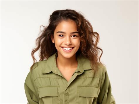 Premium Ai Image Indian Girl Advocating Sustainability In Ecofriendly