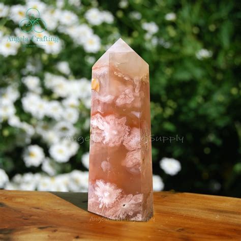 Flower Agate Tower Etsy
