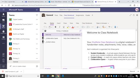 microsoft teams and class notebook microsoft community