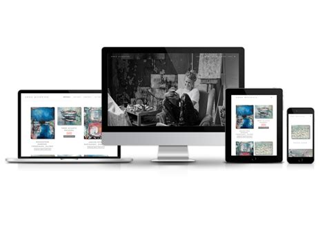 Anna Mckeever Blue Cubes Web Design