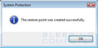 Windows Vista System Restore Guide