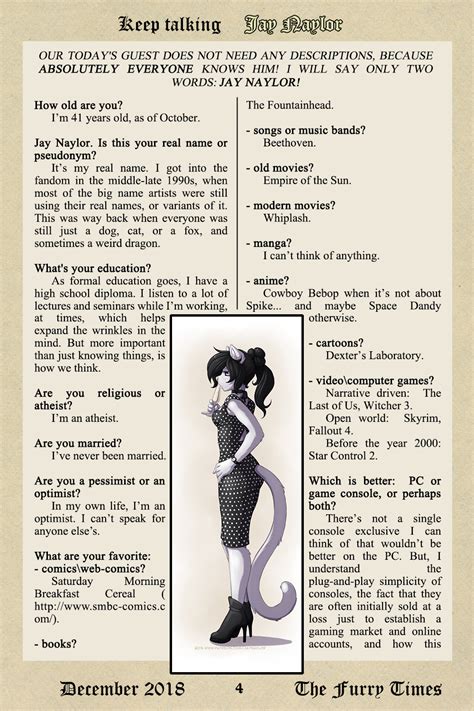 A Big Interview With Jay Naylor The Most Mysterious Artist Of Furry