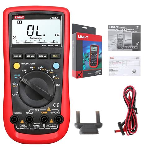 Uni T Digital Multimeter Ut61a Voltage Current India Ubuy