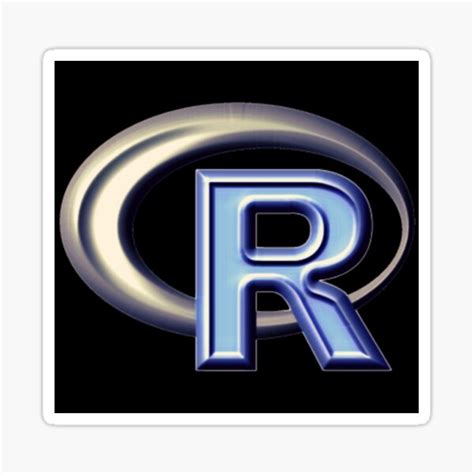 R Programming Language R Logo Sticker For Sale By Birdhead Redbubble