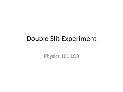 pdf double slit experiment dokumen tips