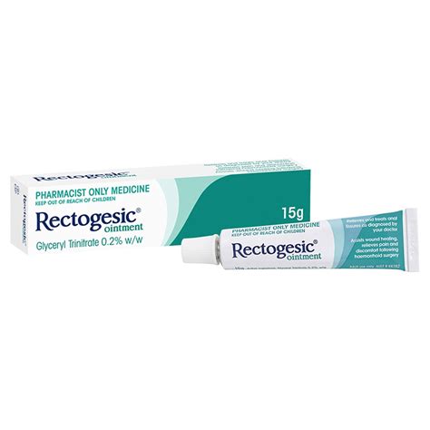 Rectogesic Glyceryl Trinitrate 2 Ointment 30g Healthylife