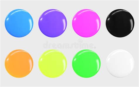 Black Realistic Blank App Icon Button Template Stock Illustrations 224 Black Realistic Blank