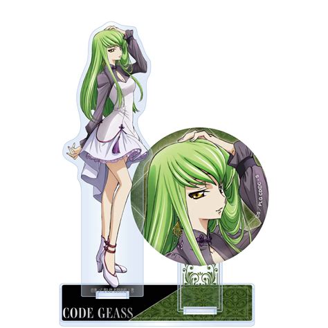 Code Geass Lelouch Of The Rebellion Acrylic Stand And Tin Badge Set Cc Tokyo Otaku Mode Tom