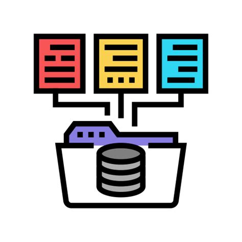 Data Integration Database Administrator Server Technology Icon